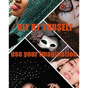 3440 pcs Rainbow Rhinestones Stickers Self Adhesive Bling Gems Jewels Stickers,Face Gem Stick on Rhinestone Strips for Nail Body DIY Craft (3 Size)