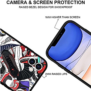 DUOQLIAN iPhone 12 Case,Designed for iPhone 12 Case Cool Phone Case Shockproof Protective iPhone 12 Case for Men Women Boys Girls