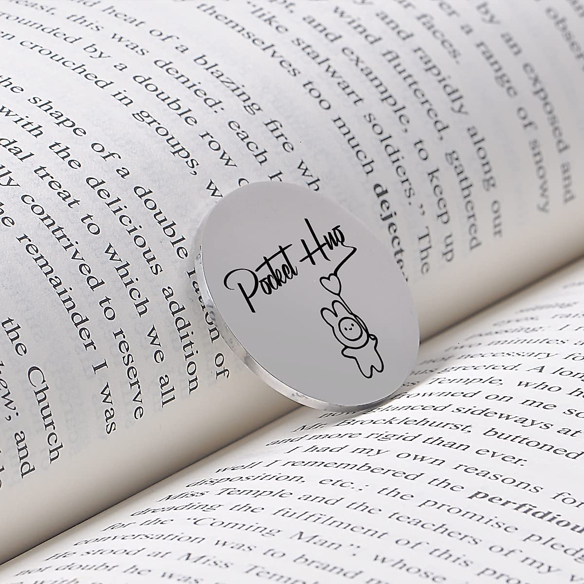 TELEIXIPHONE Cute Bunny Heart 2-Sided Pocket Hug Token Inspirational Birthday Love Long Distance Present - YOU ARE LOVED