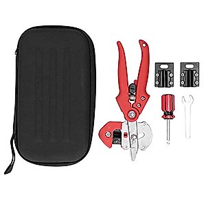 More Effective Garden Grafting Tool Set Precise and Perfect Cutting ABS Material Tree Grafting Graft Cutting Scissors for Gardening Grafting(red)