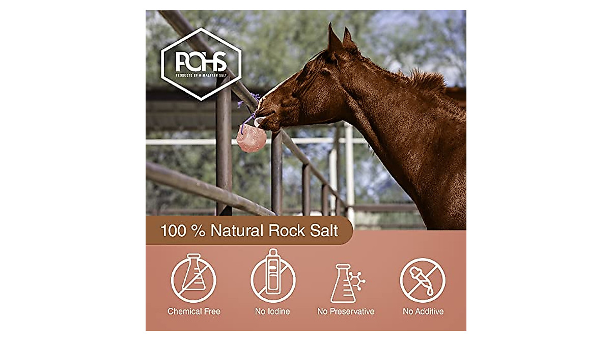 Himalayan Rock Salt Lick for Livestock - 2 Pack