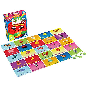 SPIN MASTER GAMES Spin Master Match and Learn Puzzle Game Bundle for Learning Basic Education Skills, for Families and Kids Ages 3 and up