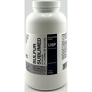 Humco Sulfur Sublimed Powder USP 12 oz WLM