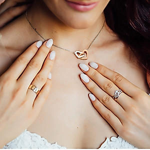 KINDPAW Sister Birthday Gift Necklace From Sister or Brother – It Is Truly Blessing To Have Such A Fun, Smart And Caring Sister Like You (Interlocking Heart)