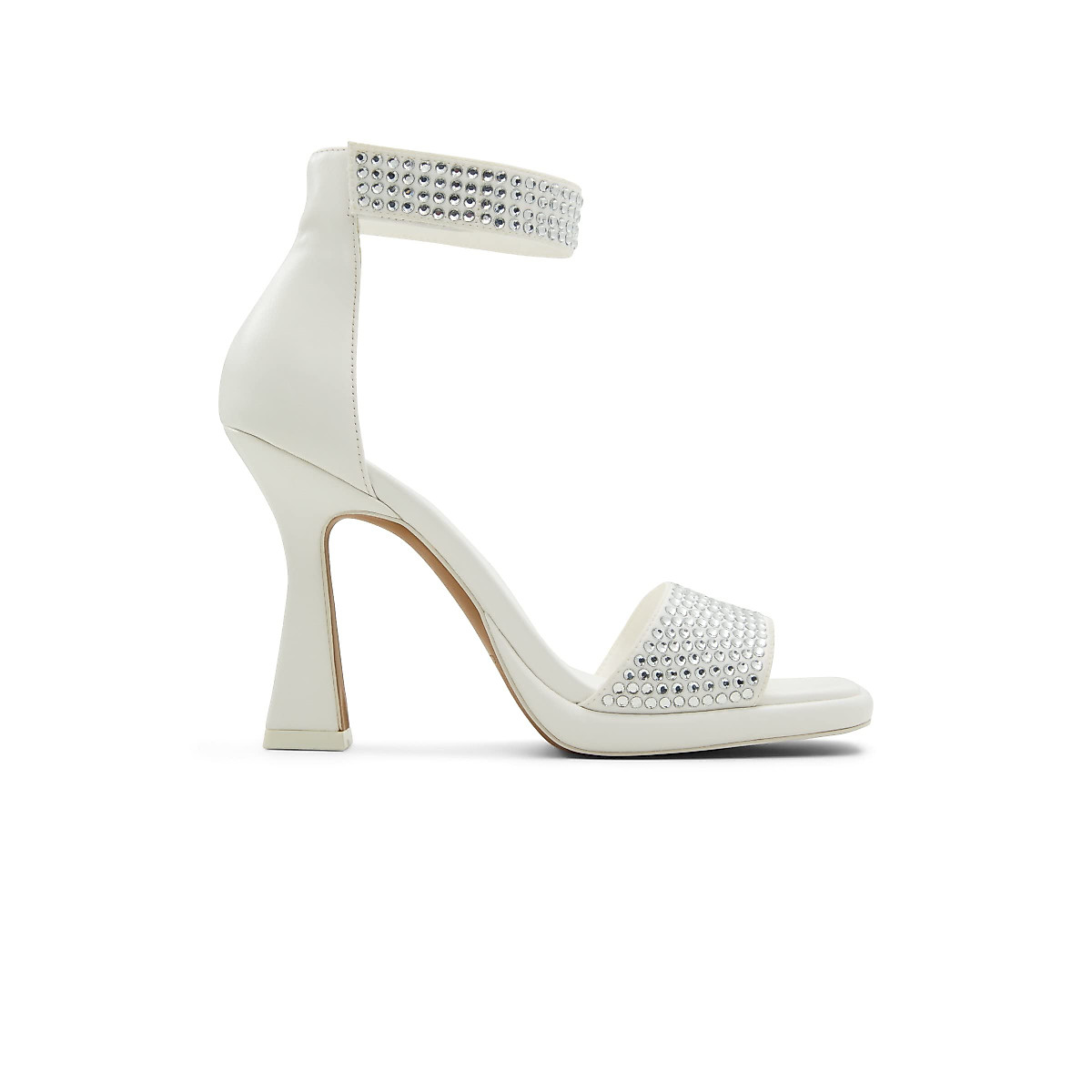 Call It Spring Women's Lorii Heeled Sandal, White, 7