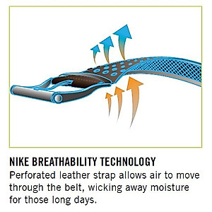 Nike Mens Pin Dot Perf Reversible Apparel-belts, White/Black, 36 US