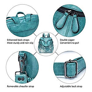 Roulens Women Backpack Purse Fashion Leather Large Ladies Shoulder Bags Travel Backpack Purse for Women