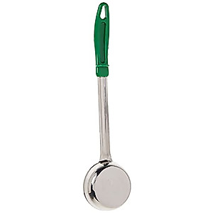 Winco Solid Food Portioner, 4-Ounce, Medium, Stainless Steel, Green