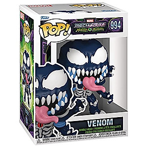 POP Marvel: Monster Hunters - Venom Funko Vinyl Figure (Bundled with Compatible Box Protector Case), Multicolored, 3.75 inches