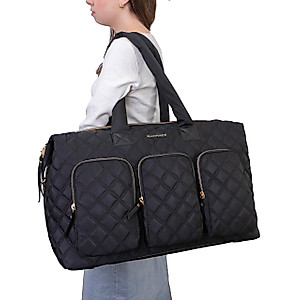 Joan & David Quilted Multi Compartment Travel Tote
