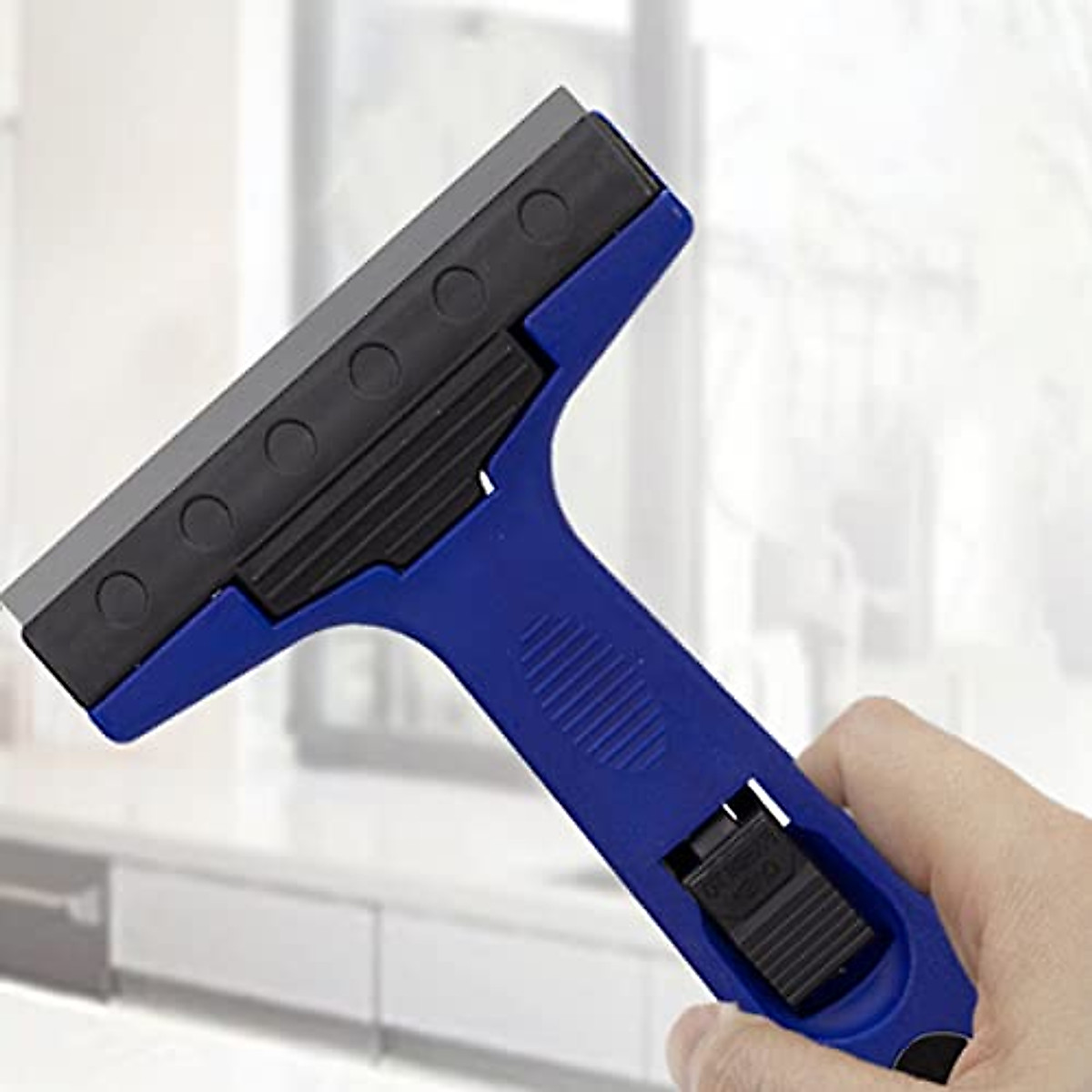 BUTIFULSIC 3pcs Cleaning Scraper Blade Wall Spatulas Tile Scraper Blade Portable Cleaning Scrapers Paint Scraper Cleaning Razor Scraper Sticker Scraper Blade Vinyl Car Scraper Pp Plastic Blue