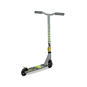 Riprail Matte Stunt Scooter Finished in Ghost Silver with Alloy Deck, Alloy Core Wheels and ABEC-9 Bearings