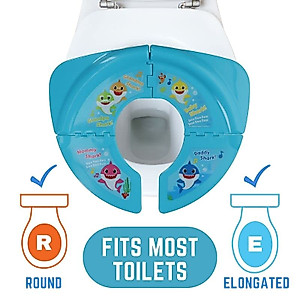Nickelodeon Baby Shark Folding Potty Seat - Travel Potty Training Seat
