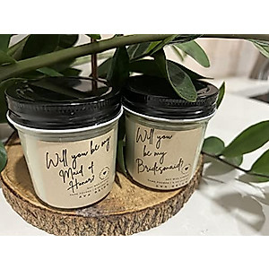 Will You Be My Bridesmaid Candle, Bridesmaid Proposal Candle, Bridesmaid Proposal Box Ideas