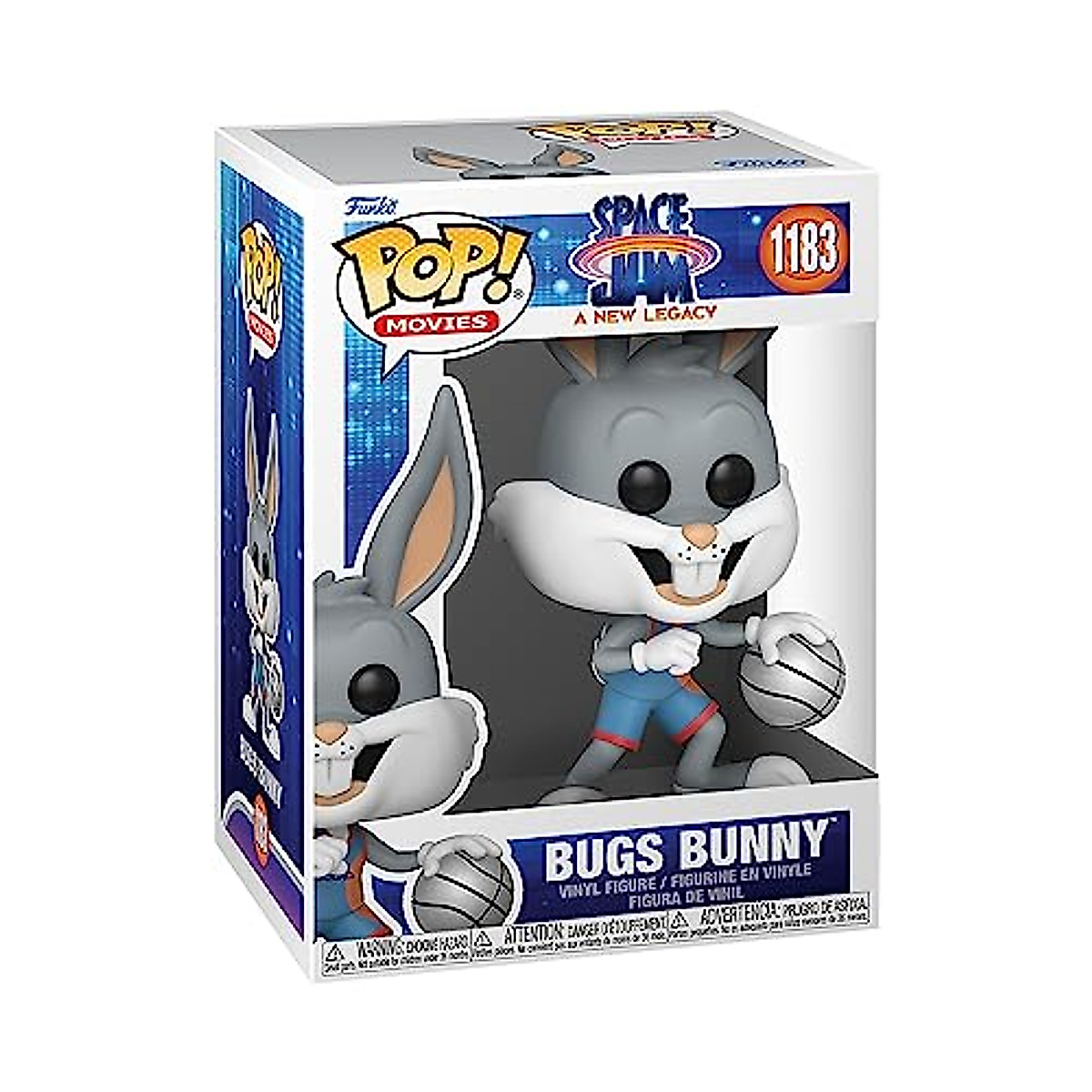Pop Space Jam New Legacy Bugs Dribbling Vinyl Figure