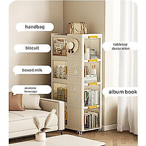 3 Piece Storage Bin with Lid, Wardrobe Organizer, 68 Qt Stackable Plastic Storage Bin with Wheels, Hole Plate Hooks, Latch at Overlay, Double Open Foldable Cabinet for Home Organization and Storage