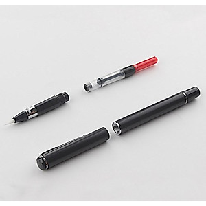 Synthetic Hair Calligraphy Pen Fountain Pen with Metal Shaft for Calligraphy