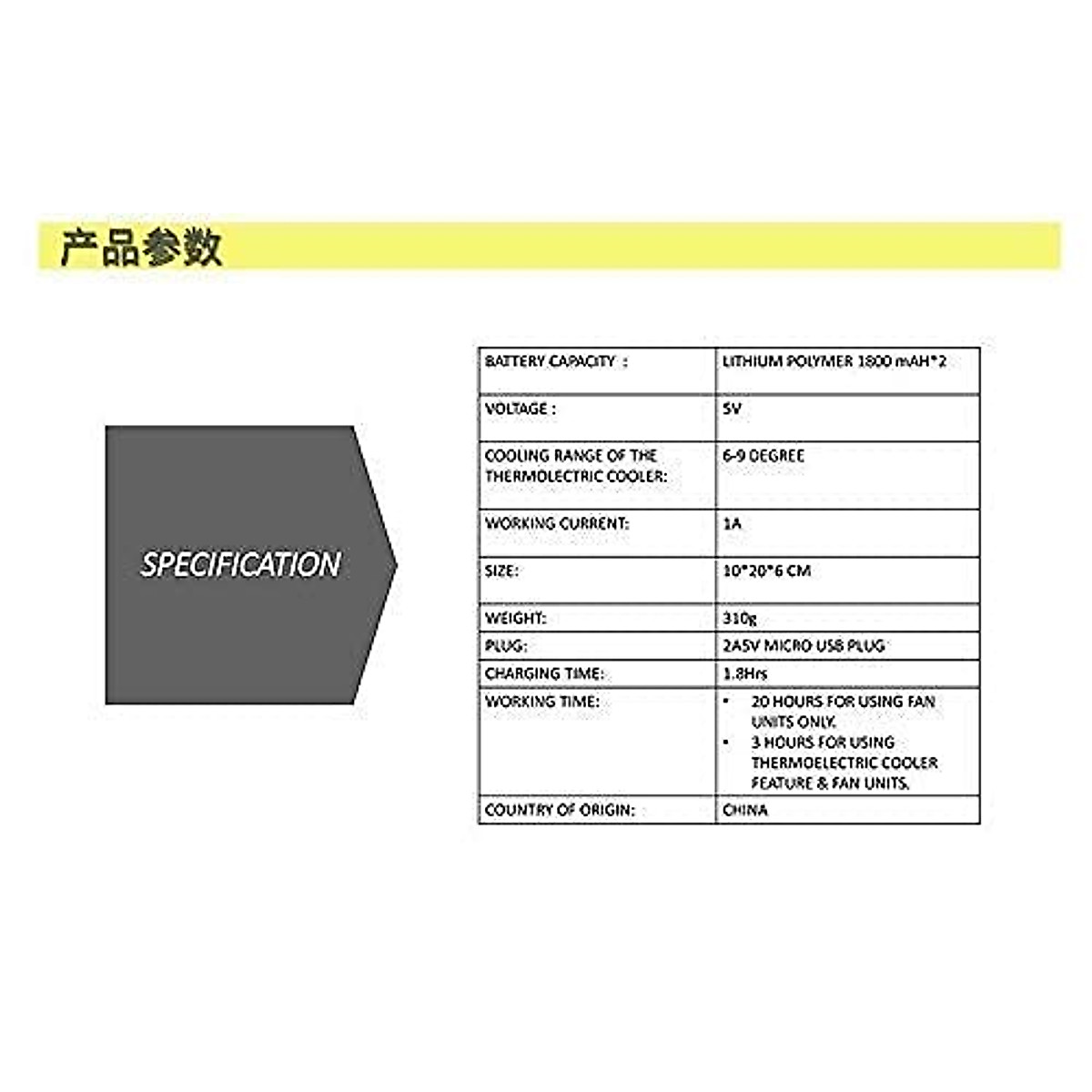 Figurele Hanging Neck Fan, Air Cooler USB Micro Portable 2 in 1 Air Cooler Mini Electric Air Conditioner Scarf Cooling Portable Hanging Neck Fan,Air Cooler, USB Hanging Neck Air Conditioner Black