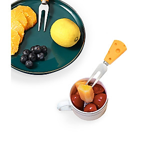 3pcs Cheese Knife Set, Stainless Steel Cheese Knives, cheese spoon, cheese fork, suitable for gift giving