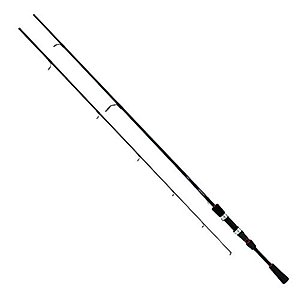 Daiwa LAG661MLXS Laguna Spinning Rod, 6'6", 1 Pc, X-Fast, Med LT 1/8-1/2 oz Lures, 4 Lb - 12 Lb Line, 7 Guides, Black