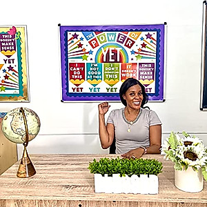 Sproutbrite Growth Mindset Classroom Decorations - Banner Posters for Teachers - Bulletin Board and Wall Decor for Pre School, Elementary and Middle School Themes