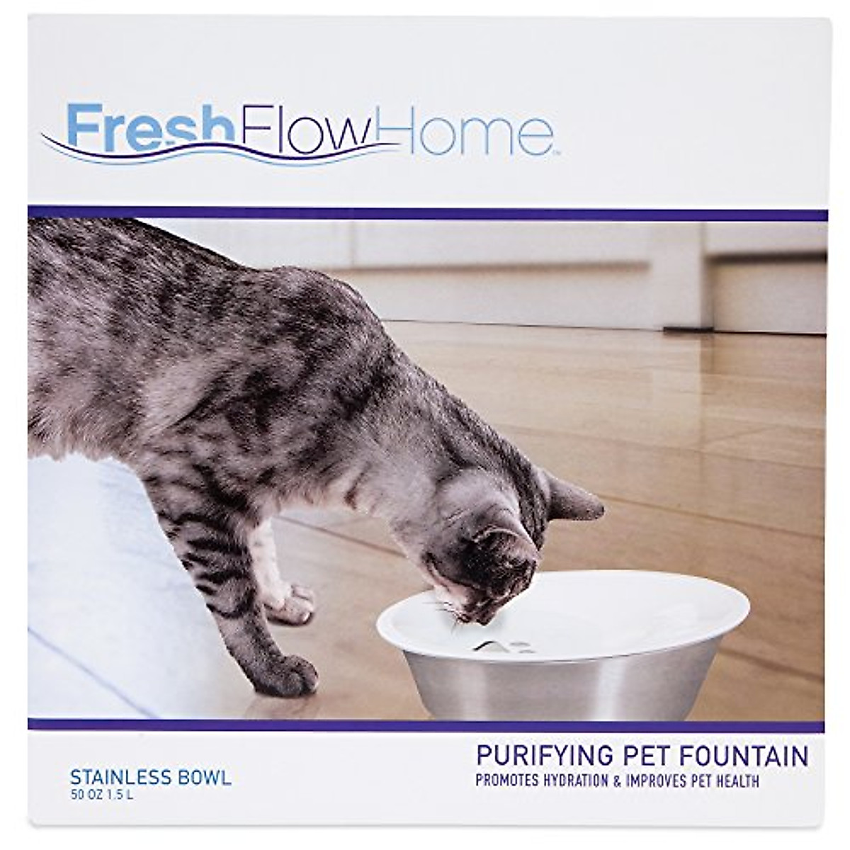 Petmate Fresh Flow Home Fountain, 50 oz