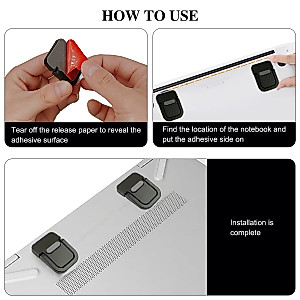 YuCool 2pcs Mini Laptop Stand, Keyboard Riser Stand,for Desk Portable Laptop Stand Compatible