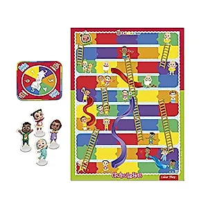 Hasbro Gaming Chutes and Ladders: CoComelon Edition Board Game for Kids | 2-4 Players | Preschool Back to School Gifts | Ages 3+ (Amazon Exclusive)