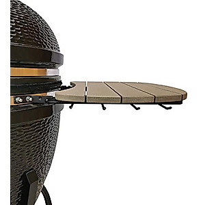 VISION Grills Ceramic Kamado (Large, Black Bundle)