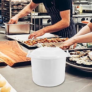 IMIKEYA 1 Set Microwave Rice Cooker Mini Rice Cooker Portable Steamer Pasta Cooker Food Steamer Pot for Cooking Soup Rice Stews and Oatmeal White 3L