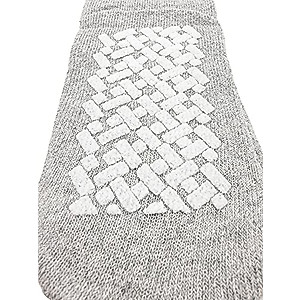Anti-Slip Slipper Socks, 6-12 Pairs, Gripper Bottom Unisex Men Women Indoor House Non-Skid Hospital Sock Bulk