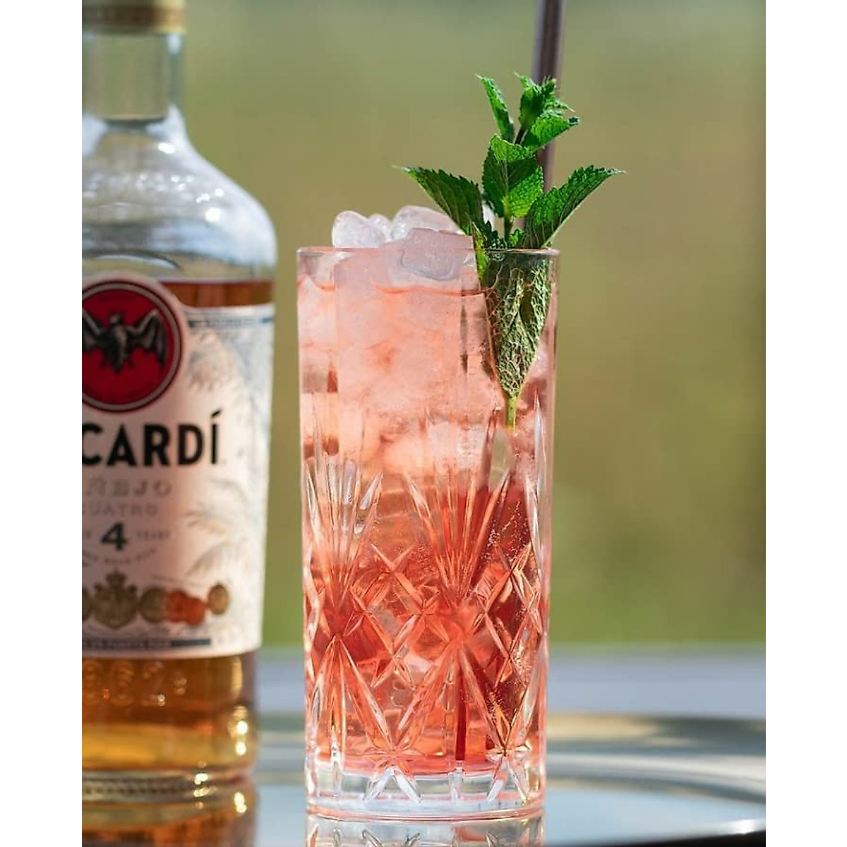 RCR 25766020006 Melodia Crystal Hi-Ball Cocktail Water Tumbler Glass, 23 x 15.5 x 15.5 cm, Clear