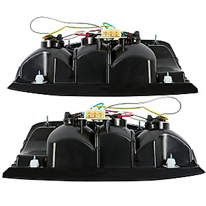 HECASA Tail Light Compatible with 1995-2000 Toyota Tacoma Pair Signal Brake Lamp Taillight Assembly W/Bulb Replacement for TO2800116 TO2801116 8156004030 8155004030