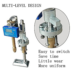 BAXIONGDI digital angle facet manipulator with 5 index wheels (32,64,72,80,96),angle positioning robot arm,multi-height positioning manipulator,for jewelry, jade, gem adjust angles grinding&polishing