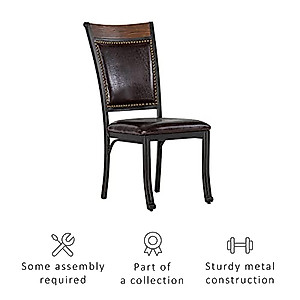 Powell Furniture Franklin Dining Group, Dark Brown