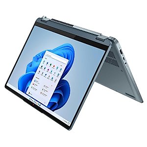 Lenovo IdeaPad Flex 7 14" 2240x1400 Touchscreen 2-in-1 Laptop | Intel i7-1355U 10-Core | Iris Xe Graphics | Backlit Keyboard | Fingerprint | Thunderbolt 4 | Wi-Fi 6E | 16GB LPDDR4 2TB SSD | Win11 Home