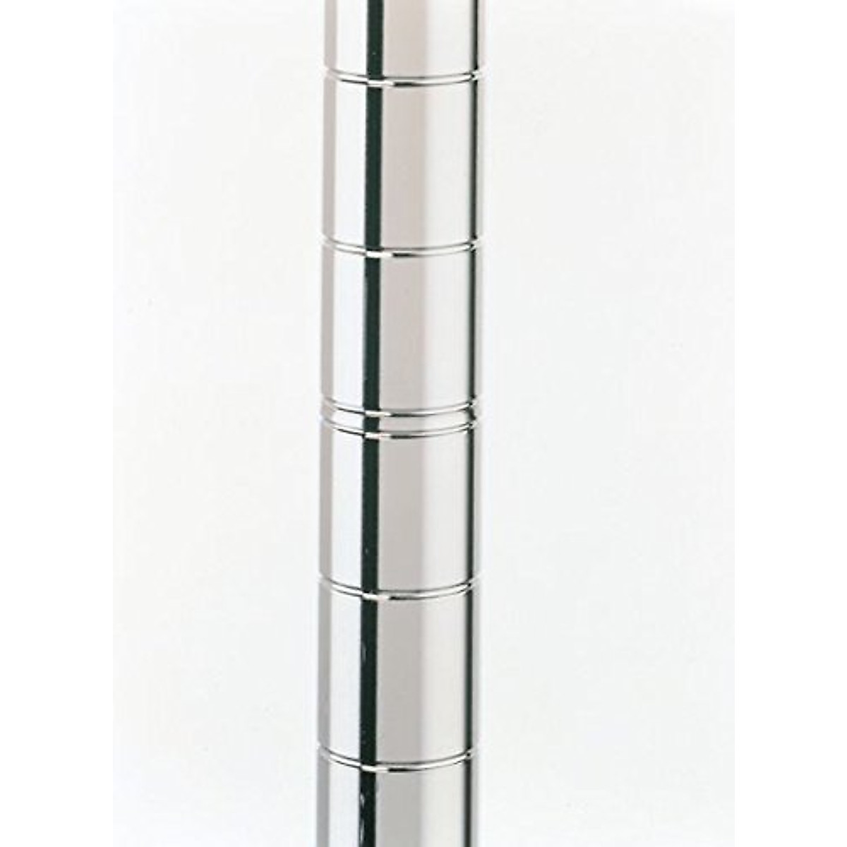 Metro 74P Metro Site Select Chrome Plated Steel Stationary Post, 1" Diameter x 74-5/8" Height (Pack of 4)