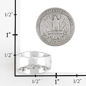 Turquoise Ring Sterling Silver 925 Genuine Gemstones Size 6 to 11 (Teal/Matrix Turquoise) (10)