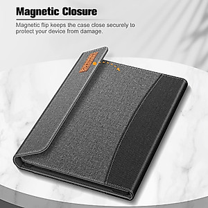 Fintie Case for Samsung Galaxy Tab S6 Lite 10.4 Inch 2024/2022/2020 with S Pen Holder, Multiple Angle Portfolio Cover with Pocket Auto Sleep/Wake, Gray
