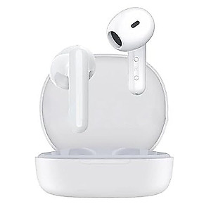 Xiaomi Redmi Buds 4 Lite TWS Wireless Earbuds, Bluetooth 5.3 Low-Latency Game Headset with AI Call Noise Cancelling, IP54 Waterproof, 20H Playtime, Lightweight Comfort Fit Headphones, White