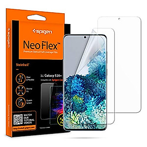 Spigen NeoFlex Screen Protector Designed for Samsung Galaxy S20 Plus / S20 Plus 5G (2020) [2 Pack] - Case Friendly