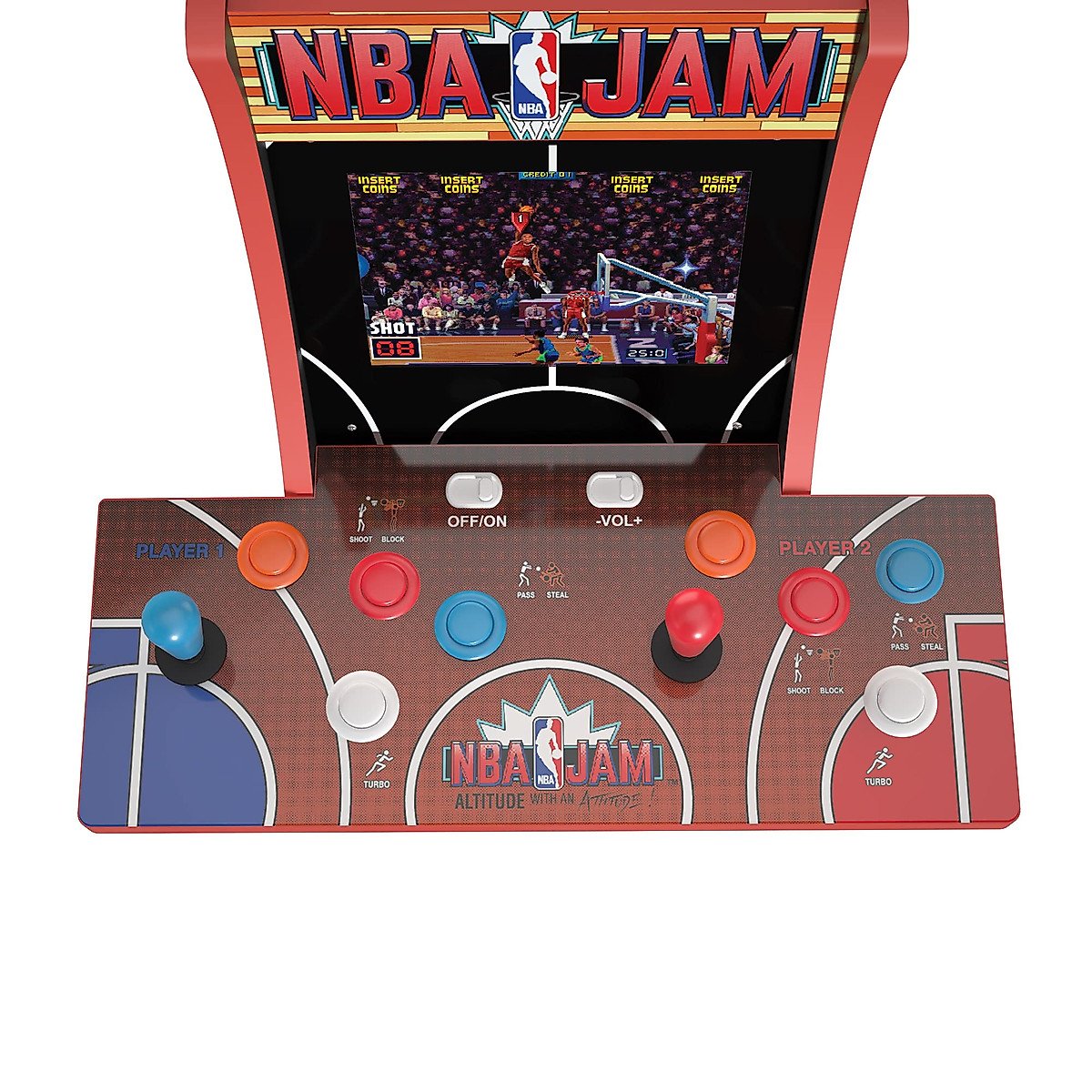Arcade1Up NBA JAM 2 Player Countercade - Tabletop Arcade Machine - 3 Games in 1