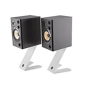 K&M 26773 Desktop Monitor Stand, Z Stand, Color: White