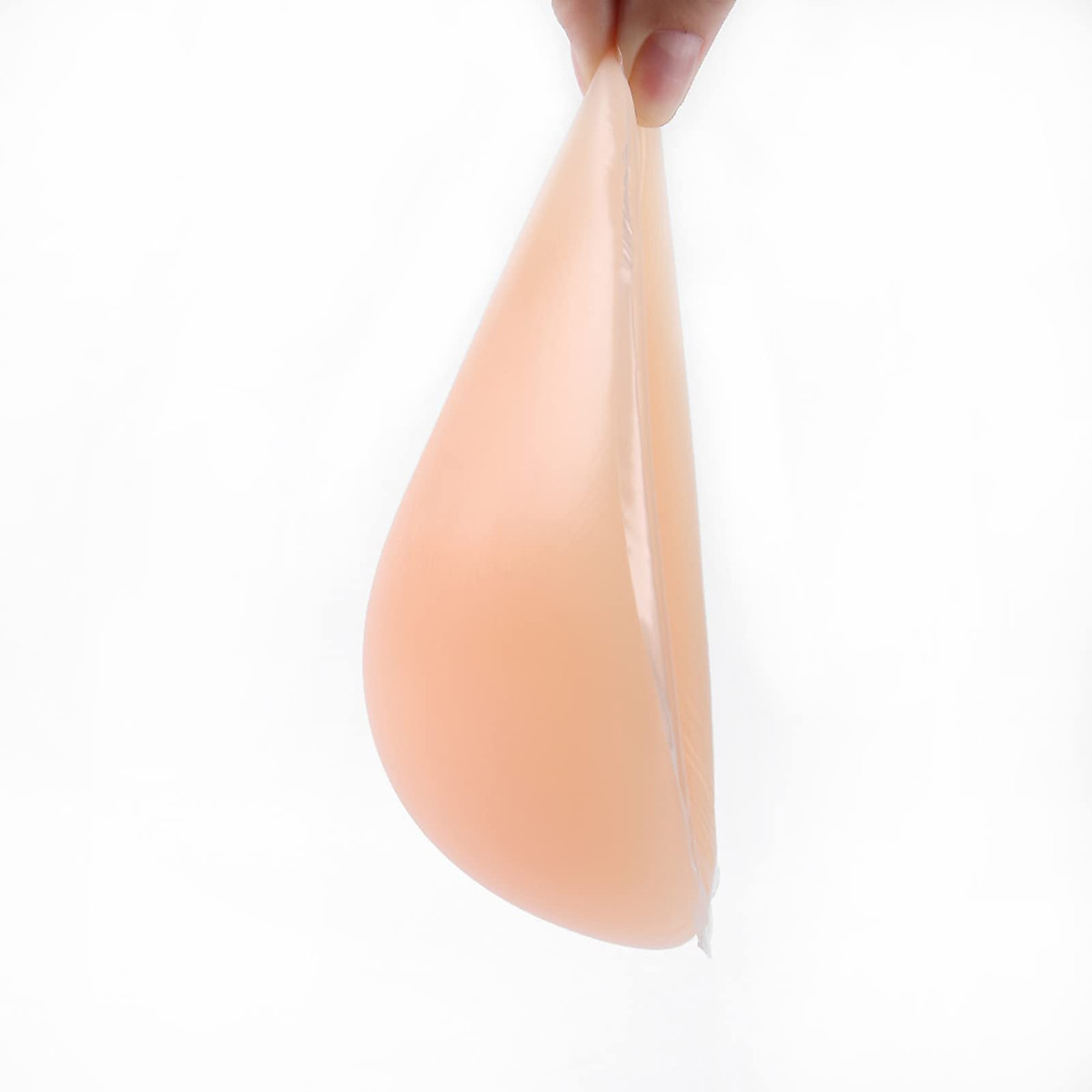 YOPADO Silicone Breast Form Waterdrop 1 Piece, Without Nipple Prosthetic Enlargement Bra Enhancer Inserts Pads Fake Boobs for Crossdresser Mastectomy Prosthesis Cosplay(150g/Piece, Nude)