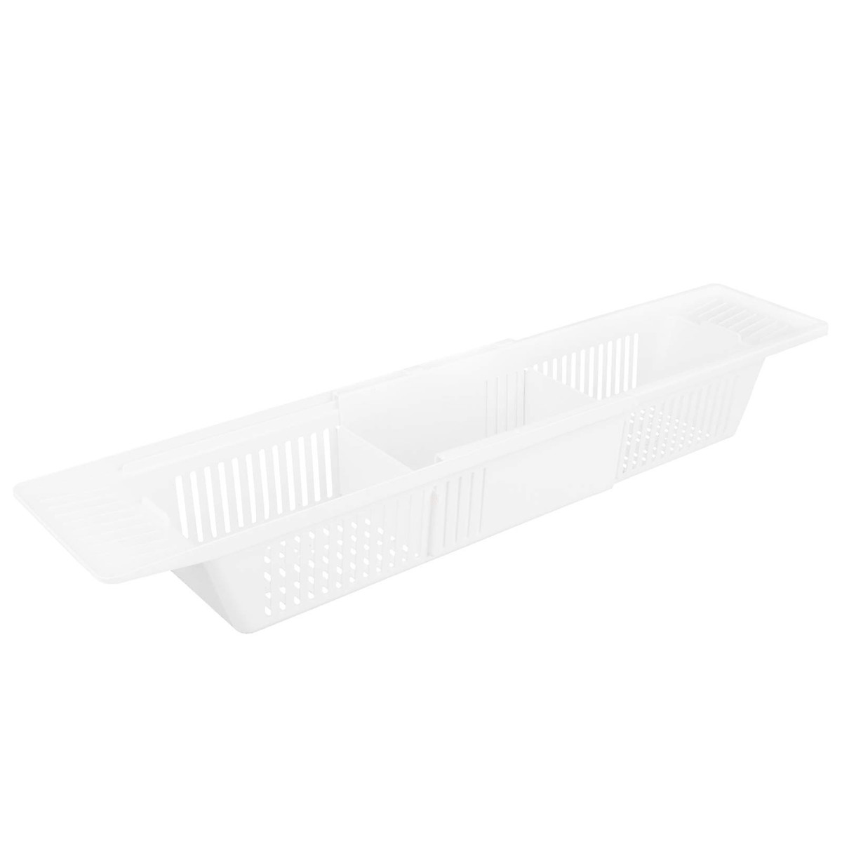 Bathtub Shelf, AntiRust PP Retractable Multifunctional Bathtub Caddy Tray, Adjustable Proof Bathroom for Bathtub Shampoo