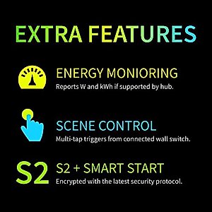 Zooz Z-Wave Plus S2 12/24 V DC RGBW Dimmer ZEN31 for LED Strips and DC Lighting, Work as a Network Repeater (Z-Wave Hub Required)
