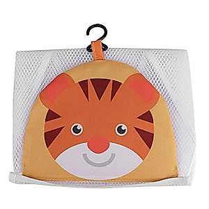 Tnfeeon Bath Tidy Storage, Cartoon Net Bags Bath Bathtub Toy Tidy Storage Organizer with Pocket(Yellow)
