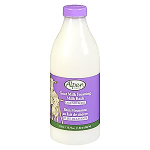 Alpen Secrets Goat Foaming Milk Bath with Lavender Oil, 28.7 Fl Oz (Pack of 2)