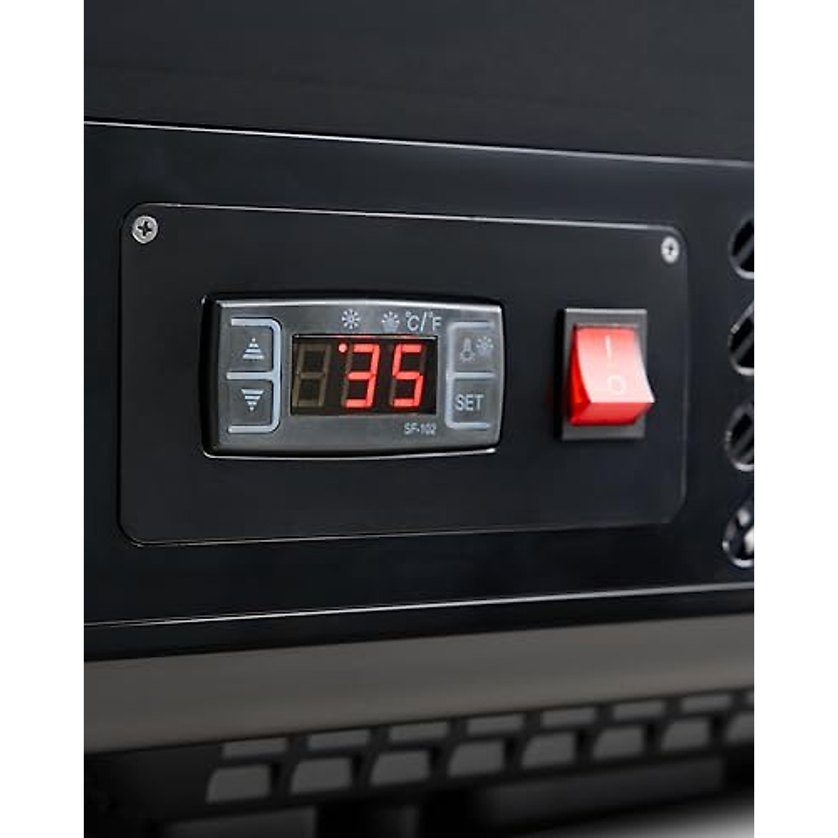 PremiumLevella PCRN357DR 3.5 Cu. Ft. Countertop Refrigerator Display Case