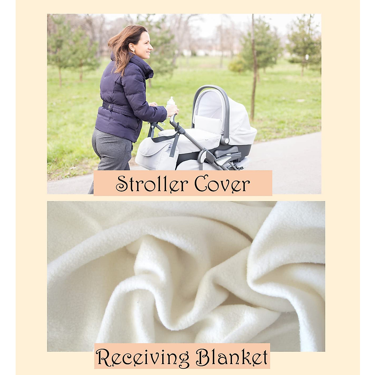 AZI&CHI Baby Monthly Milestone Blanket - Newborn Photography Backdrop Fleece Memory Photo Blanket - 1 to 12 Months for Newborn Boy and Girl 47" x 43" (Square Wreath)